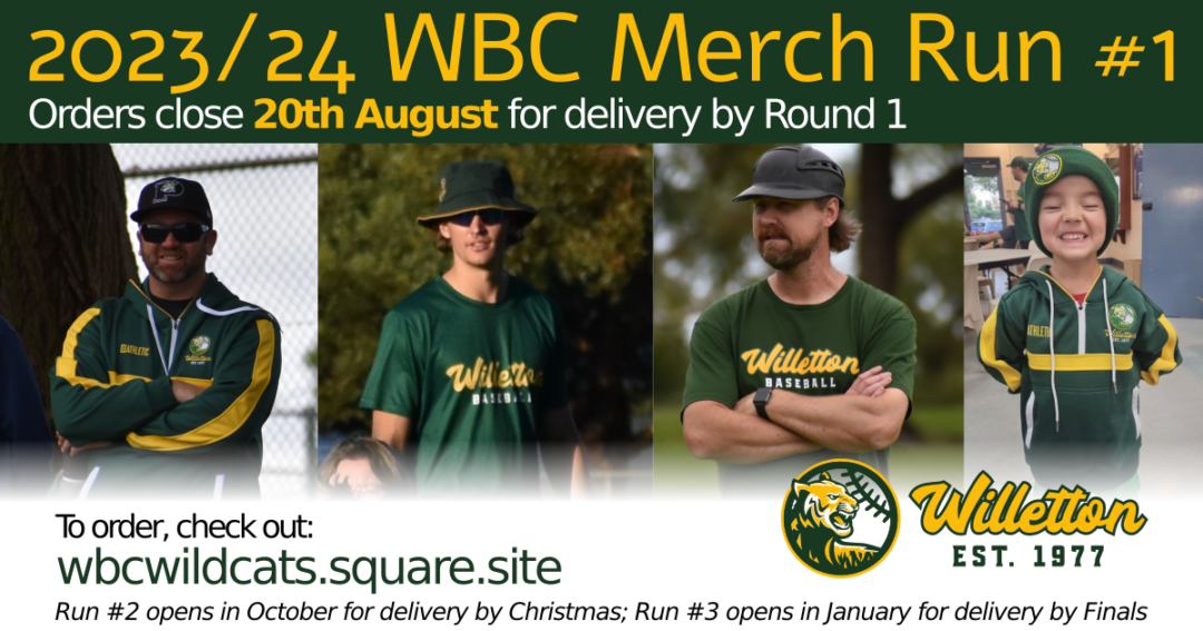 Merchandise – Willetton Baseball Club
